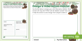 Hibernation | Animals in Winter Worksheet (teacher made)