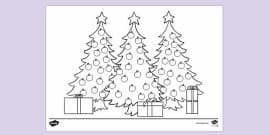 FREE! - Pear Tree Colouring Sheet – Colouring Pages – Twinkl