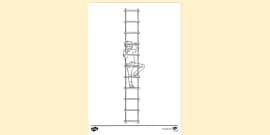 FREE! - Ladder Colouring Sheet | Twinkl Resources - Twinkl