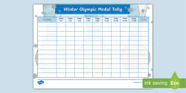The Olympic and Paralympic Games Medal Tally (teacher made)
