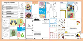 Beginning Kindergarten Worksheets | Welcome Pack - Twinkl