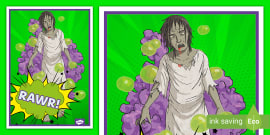 Sea Shell Pop Art Display Poster (teacher made) - Twinkl