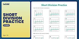 Bus Stop Method Long Division Worksheet