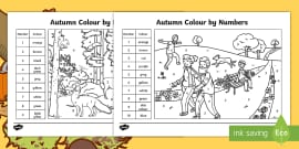 Recycling Colour by Number (teacher made)