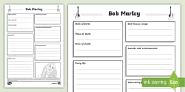 👉 Reggae Music Fact File Template (teacher made) - Twinkl