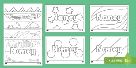 Nancy Lammeter Colouring Sheet: Colouring | Colouring Sheets