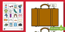 Vacation Clothes Sorting Activity (teacher made) - Twinkl