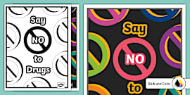 Say No to Drugs Poster (teacher made) - Twinkl