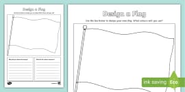 Design a Flag Template - Primary Resources (teacher made)