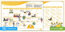 March Events Calendar 2023 (teacher made) - Twinkl