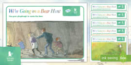 FREE! - We're Going on a Bear Hunt Word Cards | Twinkl