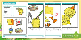 Robot Junk Modelling Tinker Tray Craft (teacher made)