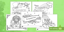 FREE! - Patrick Mindfulness Name Colouring Activity - Twinkl
