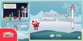 Numberblocks: Christmas Tree Counting Activity - Twinkl