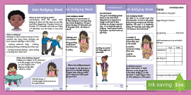 Stop Bullying Activity Pack (teacher made)