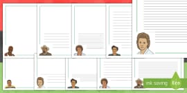 Black History Month Page Borders - page borders, black history