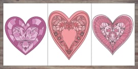 * NEW * Printable Love Hearts | Twinkl Party - Twinkl