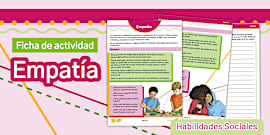 Ficha de actividad: Cooperación – Habilidades sociales