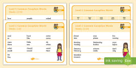 Phase 5 Tricky Words (teacher made) - Twinkl