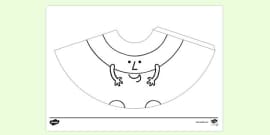 Taflen Lliwio Mr Urdd / Mr Urdd Colouring Page | Twinkl