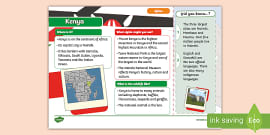 Where is Kenya - Kenya Facts - Geography - Wiki - Twinkl