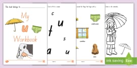 Letter U Worksheet Set | Worksheets and Booklets | Twinkl