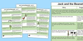 FREE! - Jack and the Beanstalk Number Lines 0-20 - Twinkl