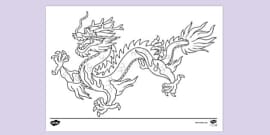 FREE! - Chinese Dragon Dot To Dot Activity | Numbers up to 31