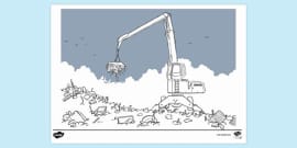 FREE! - Magnet Colouring Sheet | Colouring Sheets - Twinkl