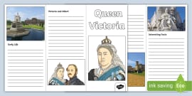 Queen Victoria Fact File Template,Queen Victoria,monarch