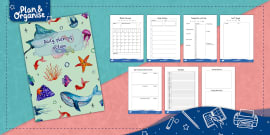 Under the Sea-Themed Daily Planner (a.m. only) - Twinkl