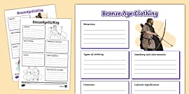 Design a Bronze Age Settlement Worksheet
