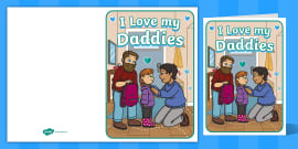 5 Things I Love About Dad Fathers Day Card Template - fathers day