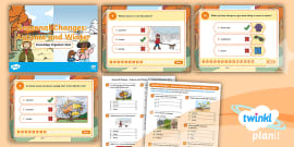 Science: Seasonal Changes (Autumn and Winter) Year 1 Unit Pack