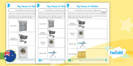 Year 1 Shape: 3D Objects Home Learning Tasks (teacher made)