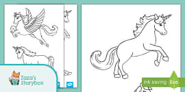 Printable Mindfulness Unicorn Colouring Pages (teacher made)