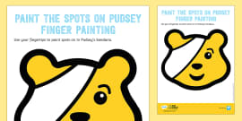 FREE! - BBC Children in Need Pudsey Color by Number - Pudsey, blush, CiN