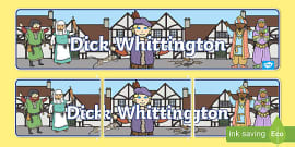 Dick Whittington Trace the Words Worksheets (teacher made)
