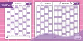 * NEW * Teacher Planner | Year Overview (teacher made)