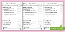 Early Stage 7: 2-Digit Vertical Algorithm Subtraction
