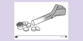 FREE! - Leek Being Chopped Colouring Sheet (teacher made)