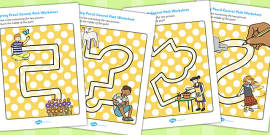 Polar Regions Pencil Control Path Worksheet / Worksheets- worksheet, motor