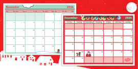 Blank Calendar Template Poster | Weekly Rota Template