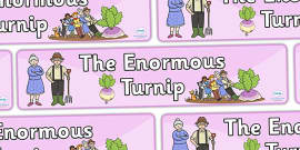 Enormous Turnip Story Sequencing - Enormous Turnip, sequencing, Traditional
