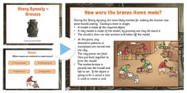 Shang Dynasty KS2 Information PowerPoint - Twinkl