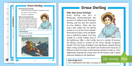 KS1 Marie Curie Differentiated Reading Comprehension Activity