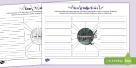 Autumn Adjectives Mind Map (teacher made) - Twinkl