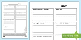 Features of a River KS2 - Lesson Plan 3 - Year 6 Geography