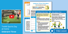 PE Home Learning - Throwing and Catching Games - KS2