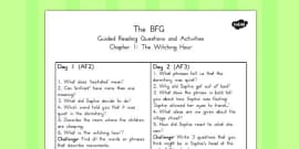 AF3 Guided Reading Resource Pack (teacher made) - Twinkl